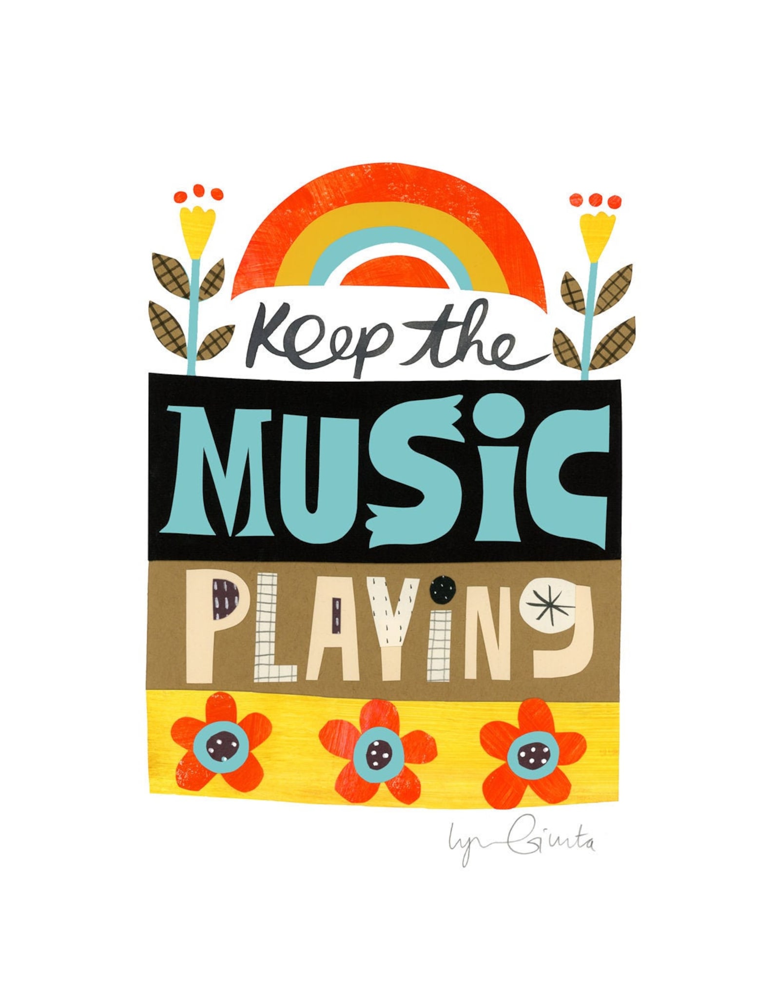 KEEP MUSIC PLAYING - Etsy