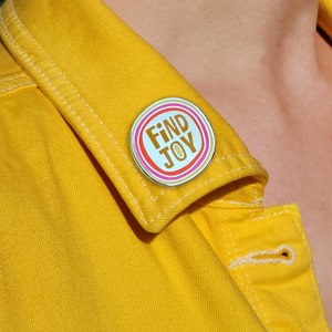 FIND JOY PIN - Etsy