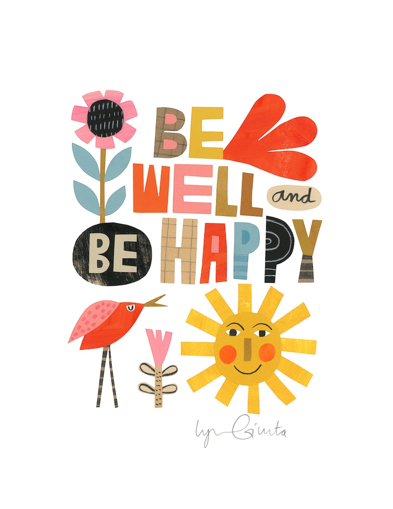 BE WELL & HAPPY - Etsy