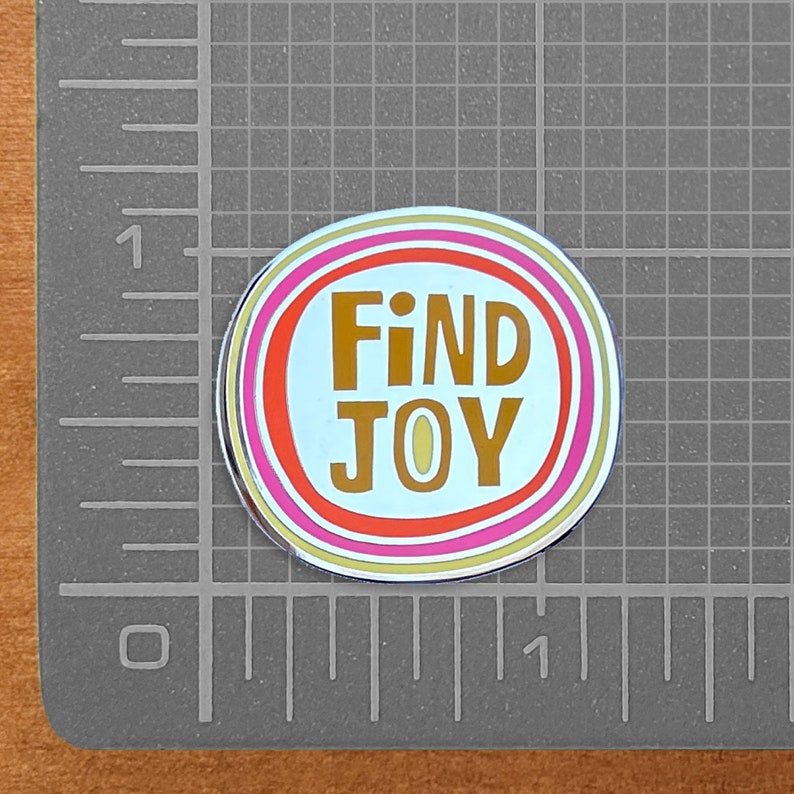 FIND JOY PIN - Etsy