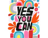 YES YOU CAN - Etsy