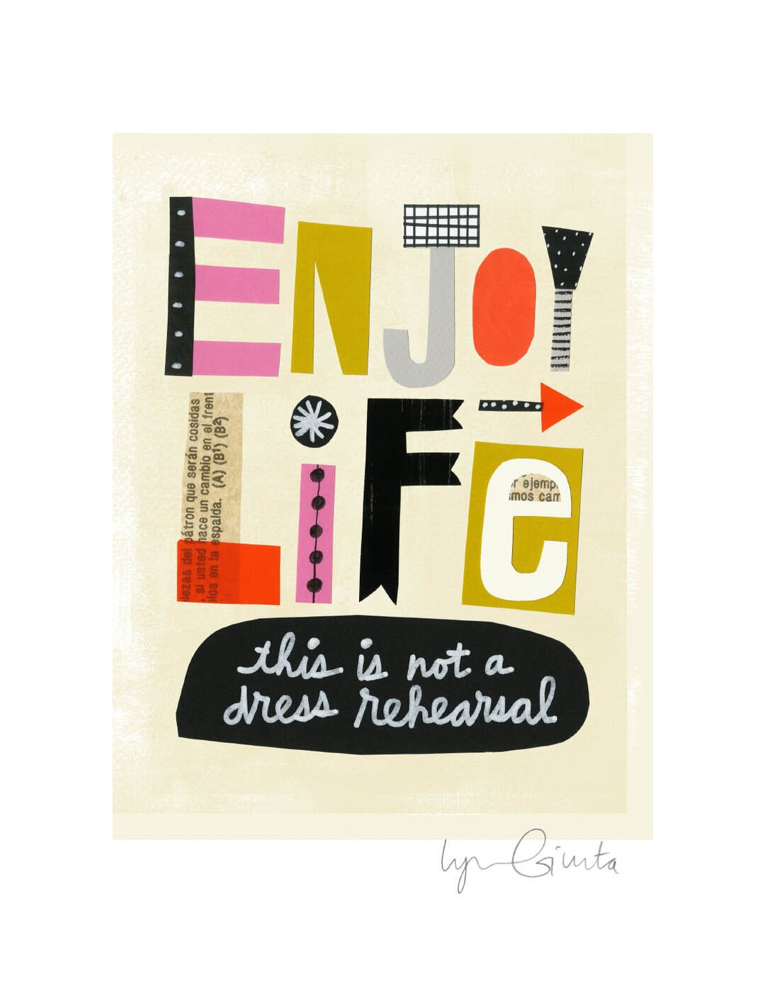 ENJOY LIFE - Etsy