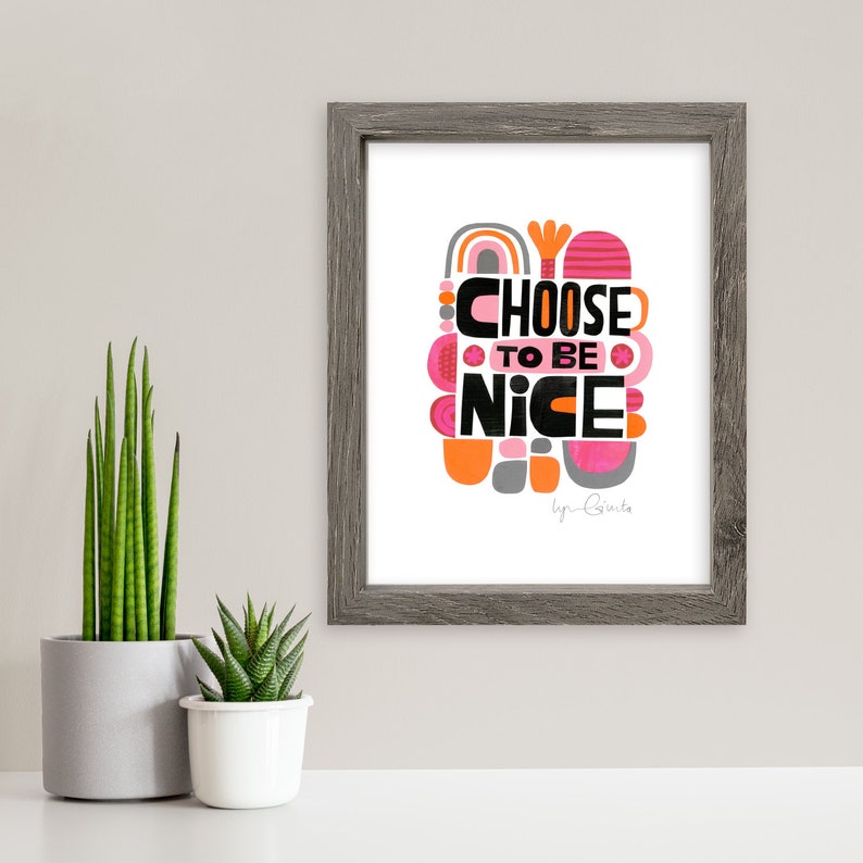 CHOOSE NICE - Etsy