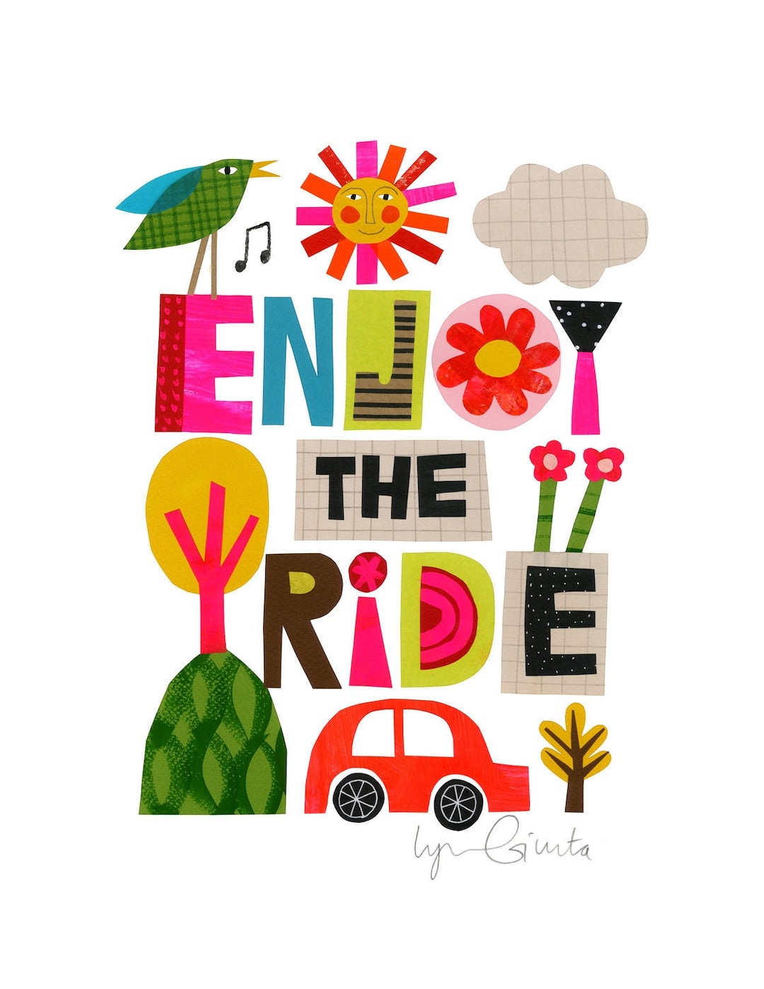 ENJOY THE RIDE - Etsy