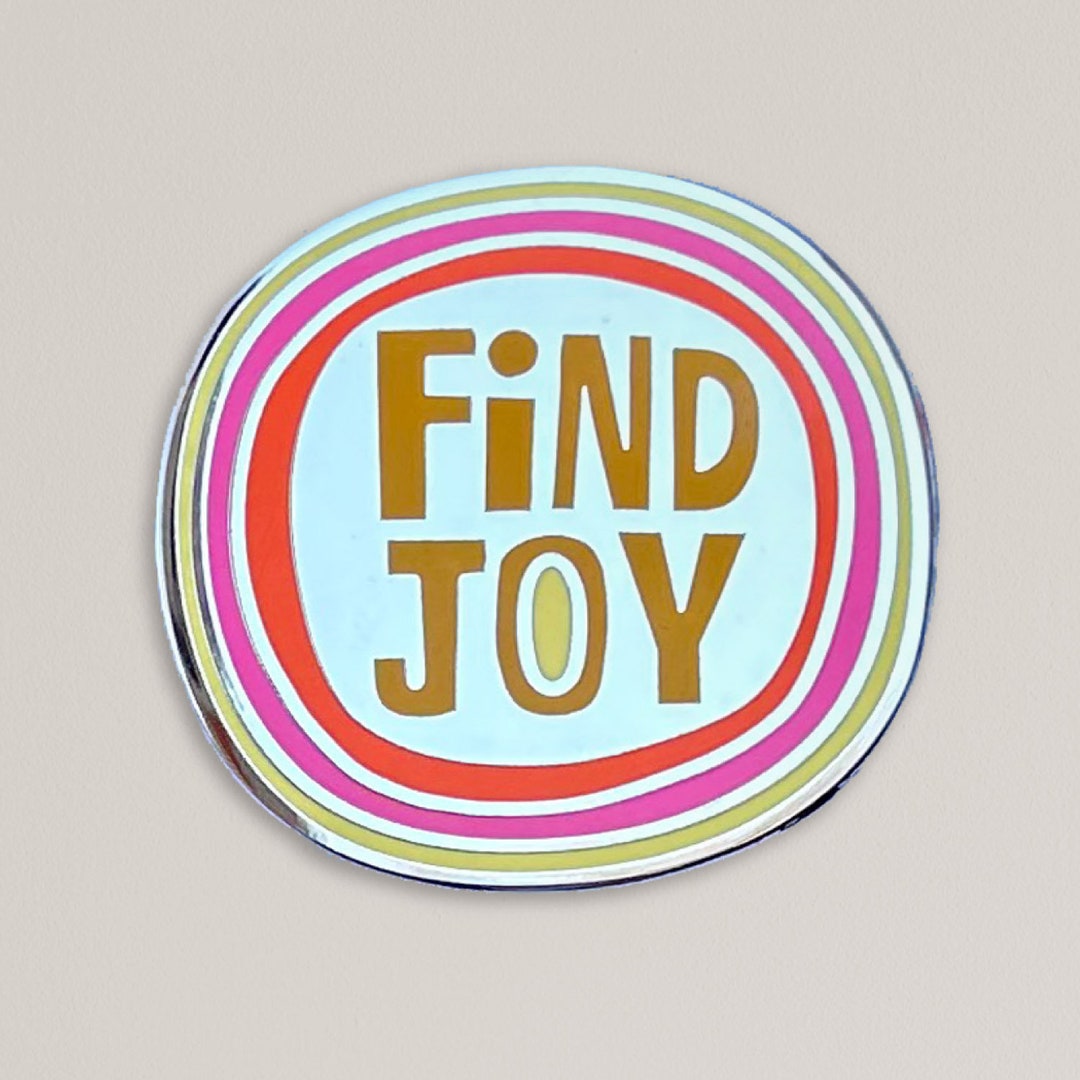 FIND JOY PIN - Etsy
