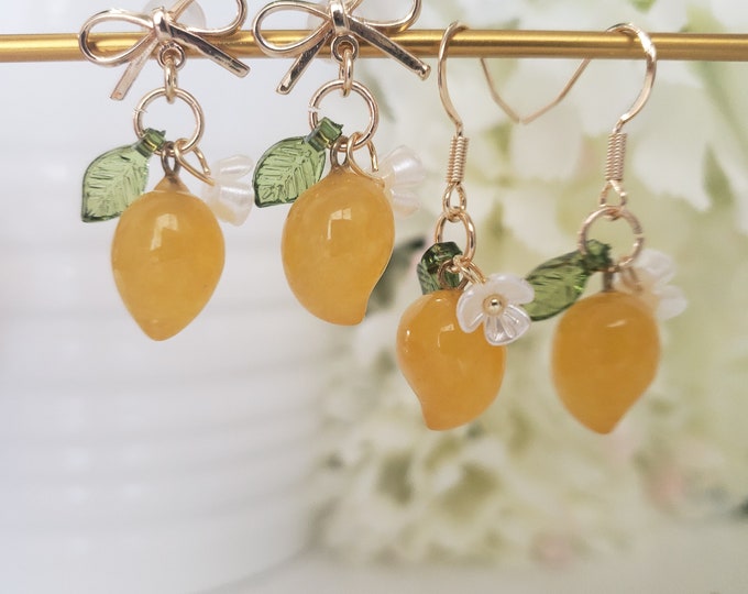 Lasercut Mango Acrylic Fruit Food Statement Earrings - Etsy