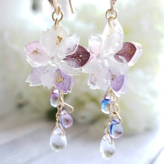 Resin earrings etsy store