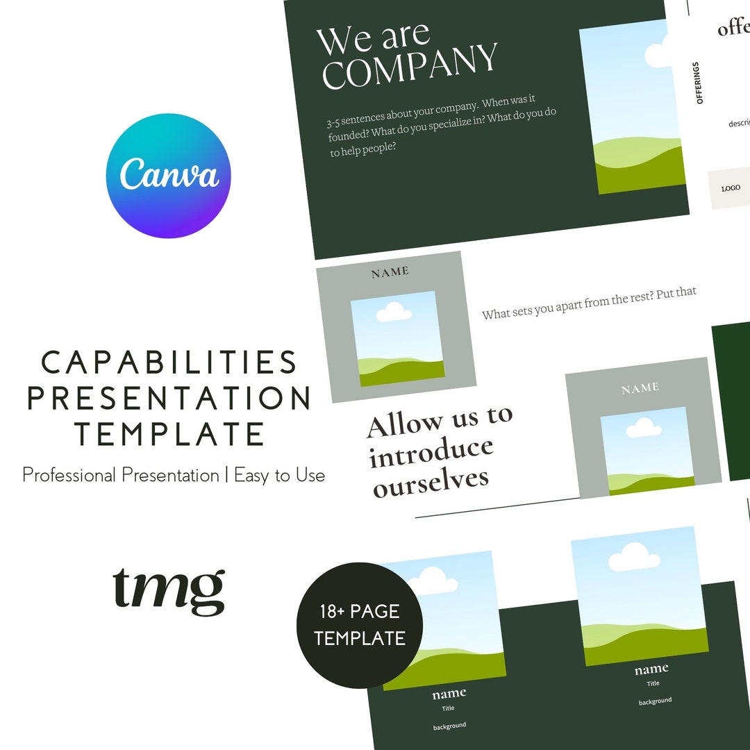 Capabilities Presentation Template | Strategy Presentation Template ...