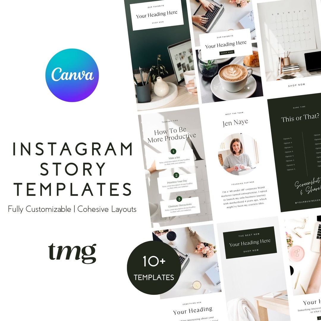Professional Instagram Story Templates | Canva Story Templates ...