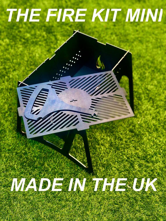 The Fire Kit Mini. A Mini Flat Pack Bbq/fire Pit Charcoal & | Etsy