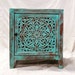 Rustic Side Table, Indian Carved Bedside Table, Vintage Inspired Wooden ...