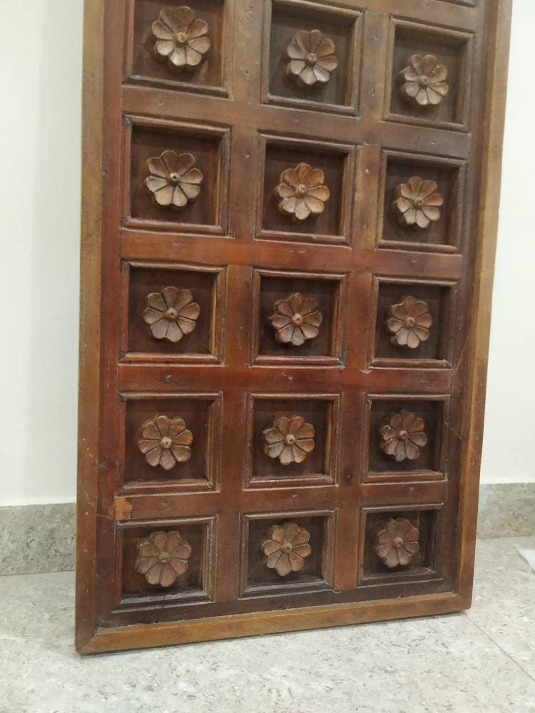 Carved Wall Hanging, Traditional Indian Wall Panel, Wooden Wall Art ...