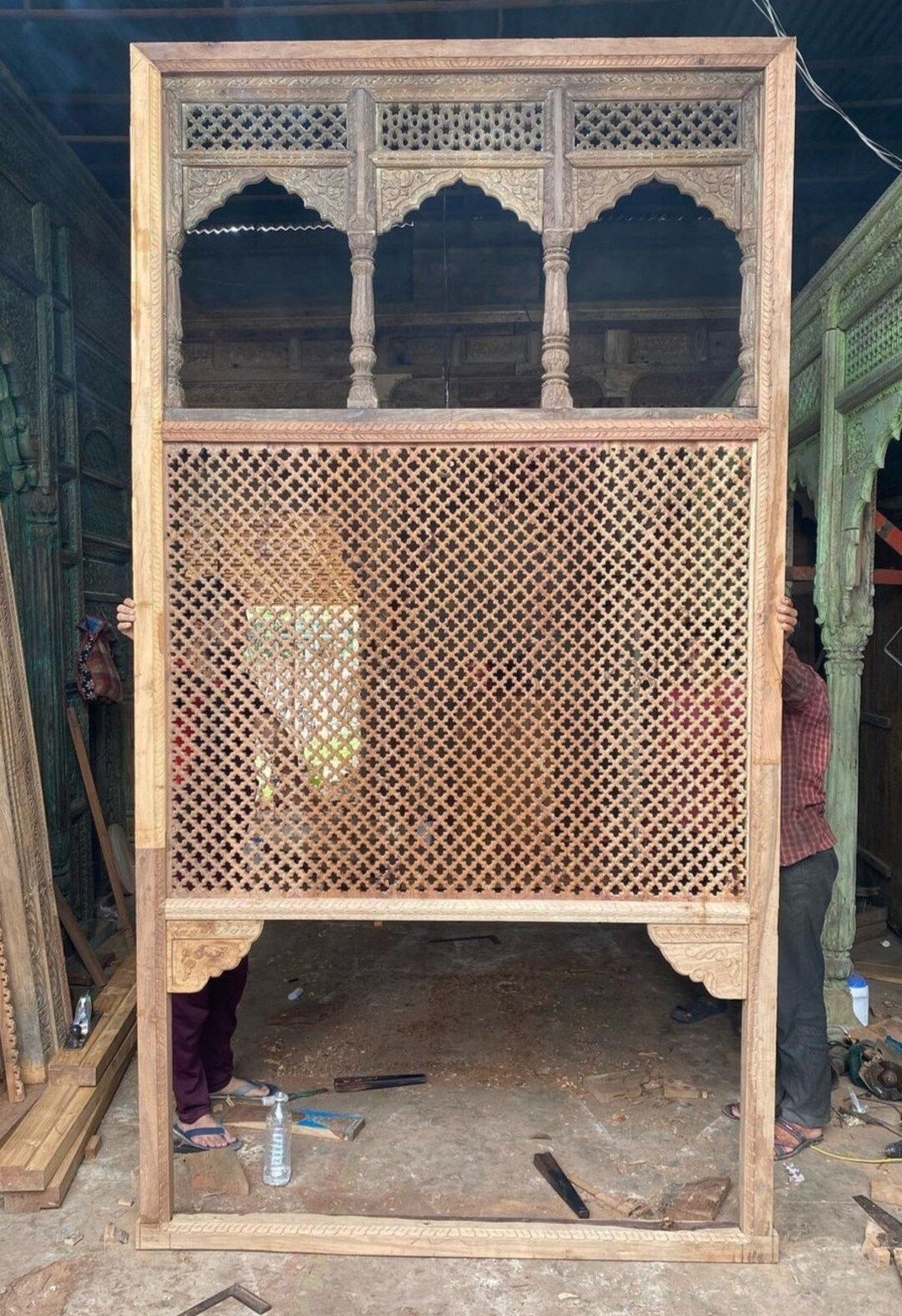 Large Wall Panel, Antique Inspired Wall Panel, Wooden Wall Hanging ...