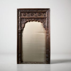 Wooden Arch Mirror, Indian Wall Mirror, Farmhouse Mirror Wall Decor ...