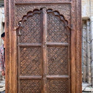 Indian Doors, Vintage Style Entrance Doors, Carved Wooden Doors ...