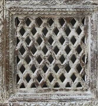 Carved Mango Wood Wall Panel: Distressed Rustic Indian Wall Art - Etsy