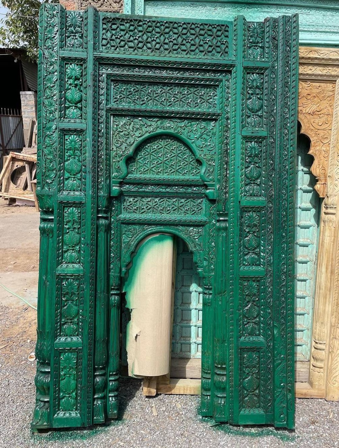 The Ramayana Large Wall Panel Carved Wooden Full Size Wall - Etsy