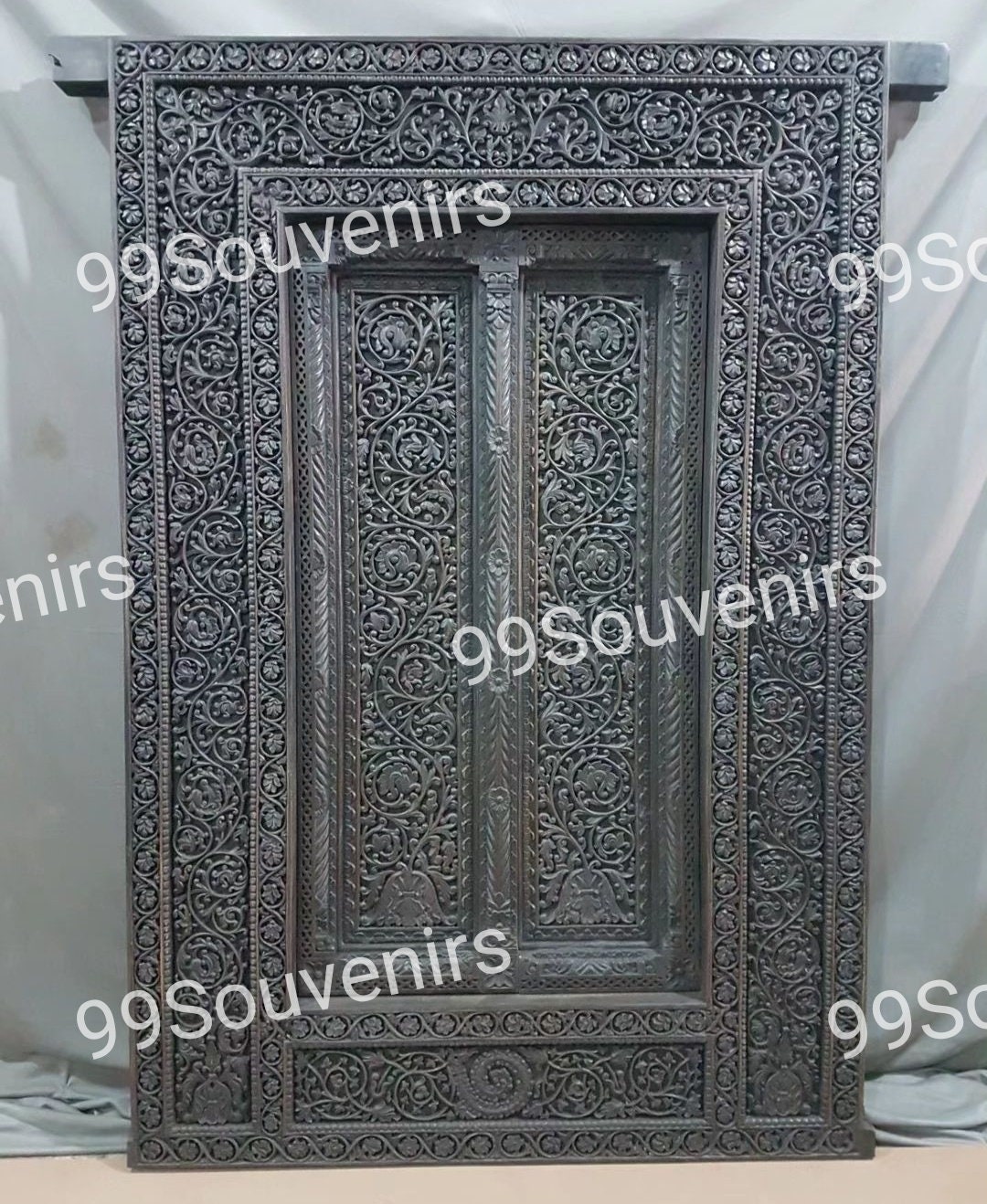 Teak Wood India Doors, Vintage Inspired Indian Doors, Carved Wooden ...
