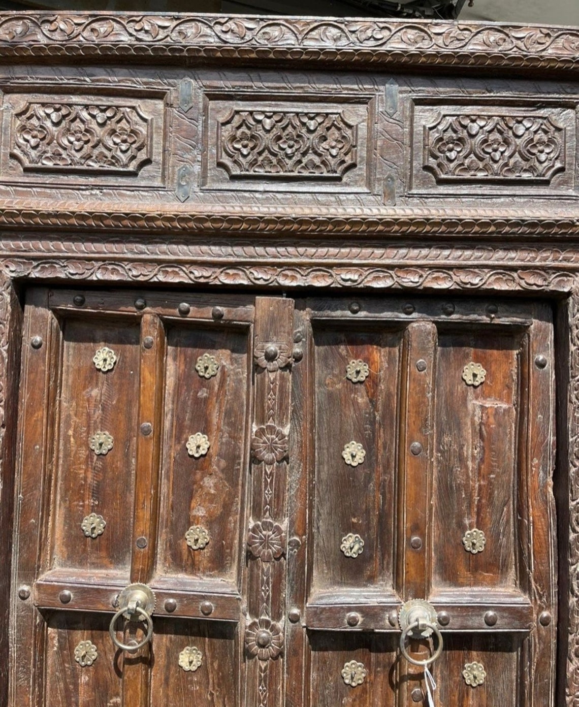 Indian Doors, Vintage Style Entrance Doors, Carved Wooden Doors ...