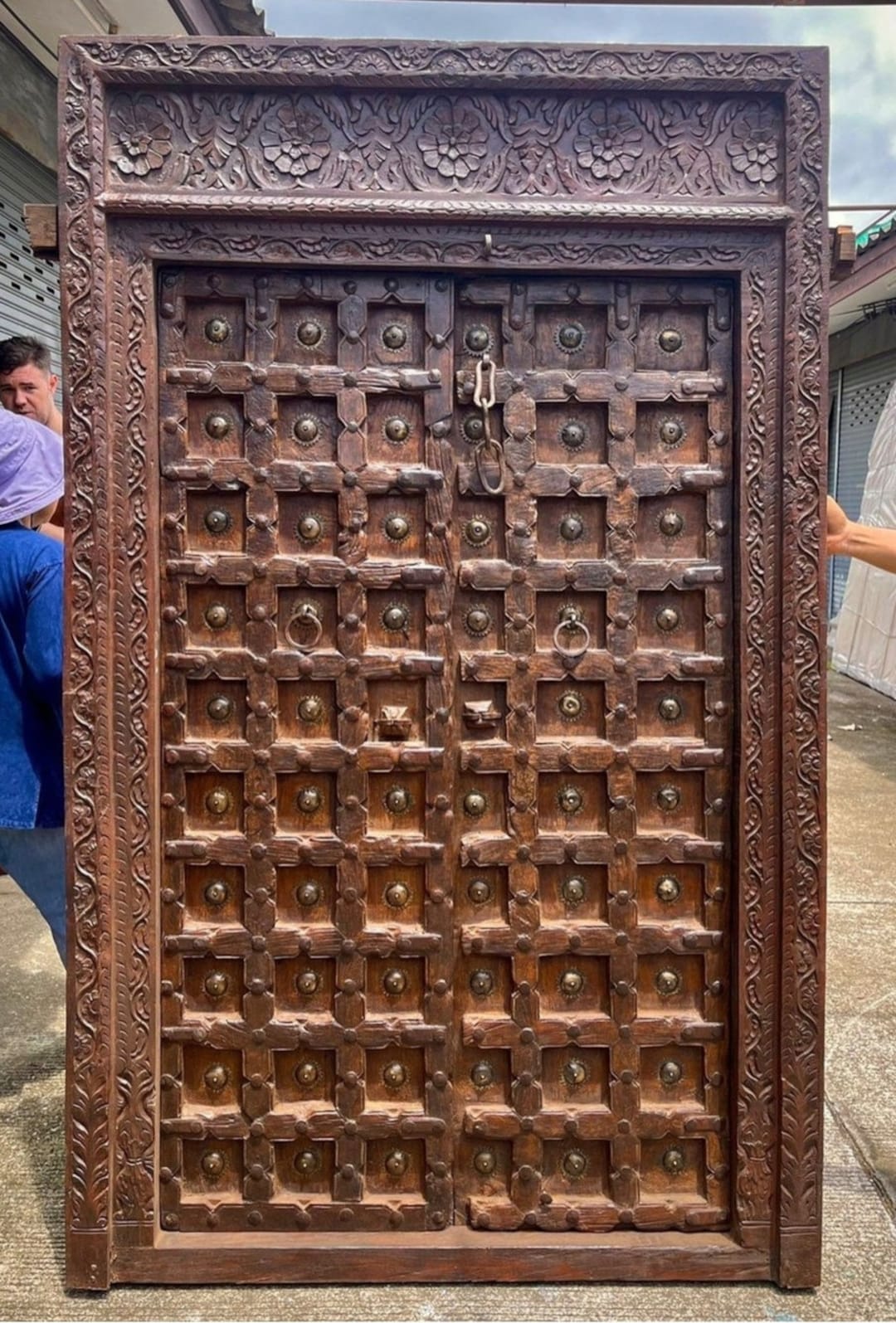 Indian Doors, Vintage Style Entrance Doors, Carved Wooden Doors ...