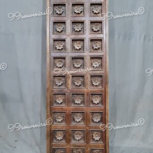 Carved Wall Hanging, Traditional Indian Wall Panel, Wooden Wall Art ...
