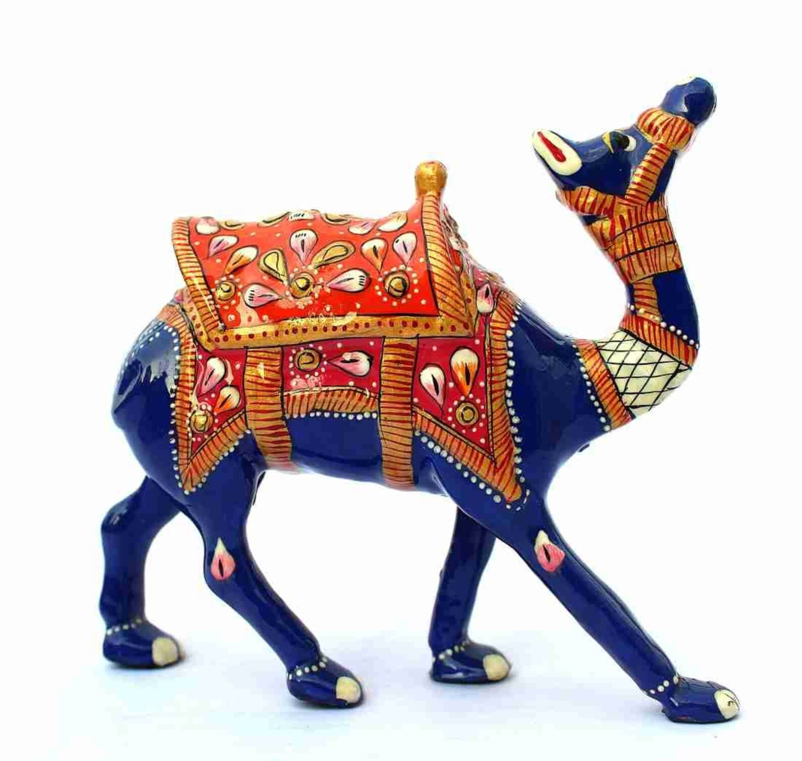 Metal Embossed Camel Decor Handcarved hand painted Table | Etsy