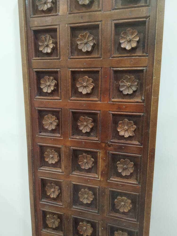 Carved Wall Hanging, Traditional Indian Wall Panel, Wooden Wall Art ...