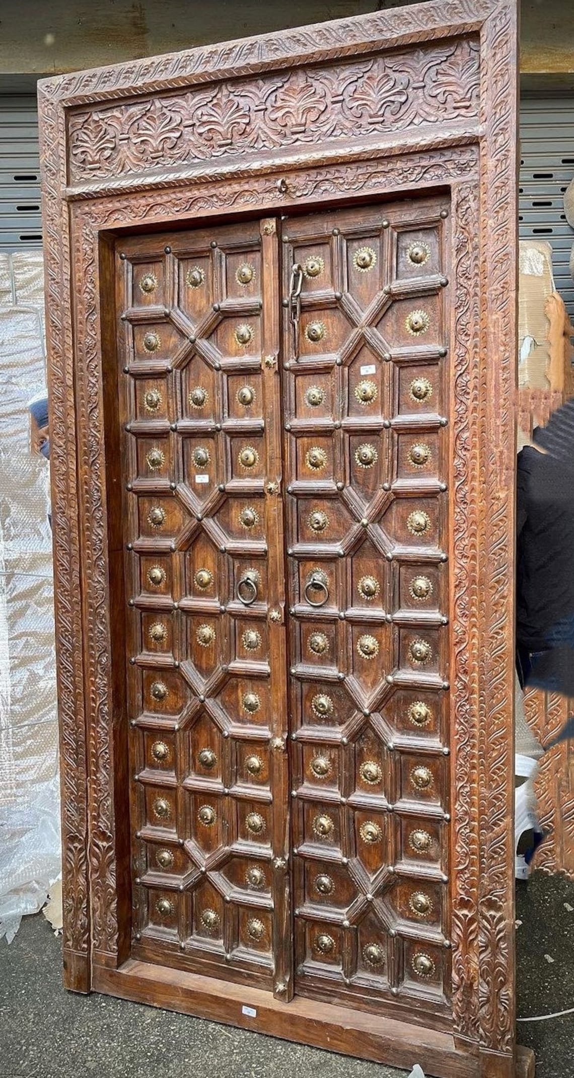 Vintage Style Indian Doors, Carved Wooden Doors, Intricately Carved ...