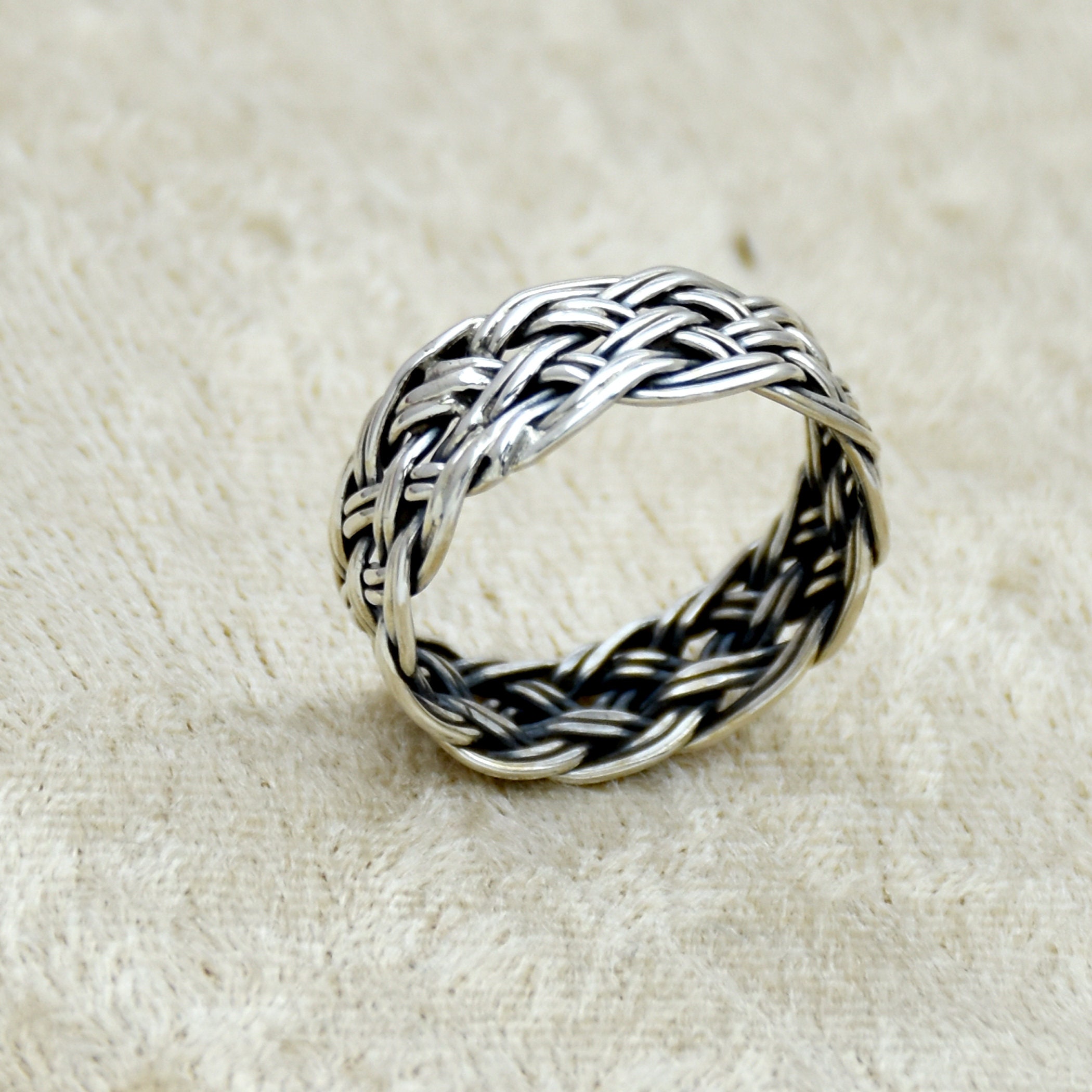Handmade Wraparound Silver Wire Ring Sterling Silver Ring - Etsy