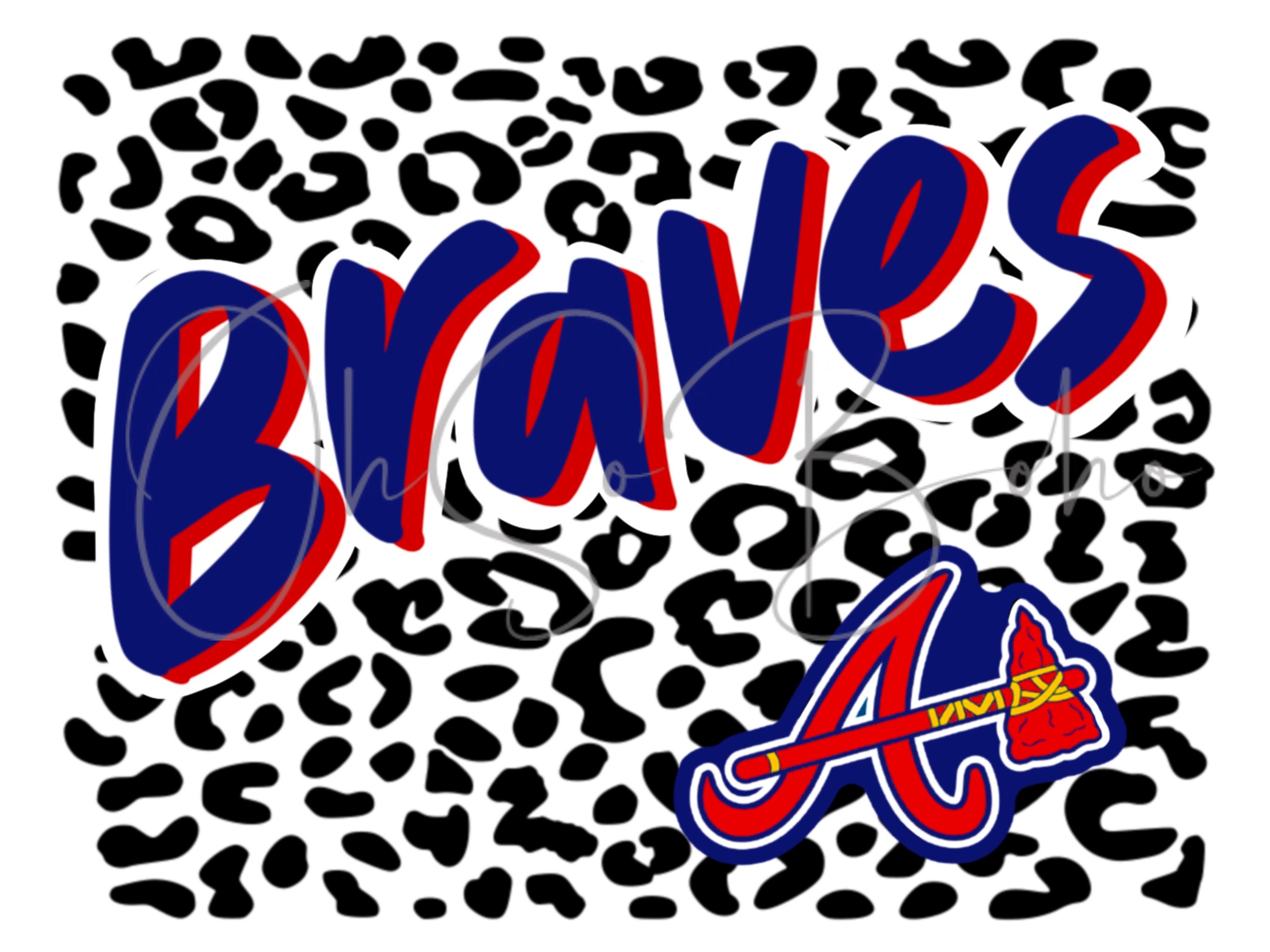 Craft Supplies & Tools Braves PNG Sublimation Design Card Making ...