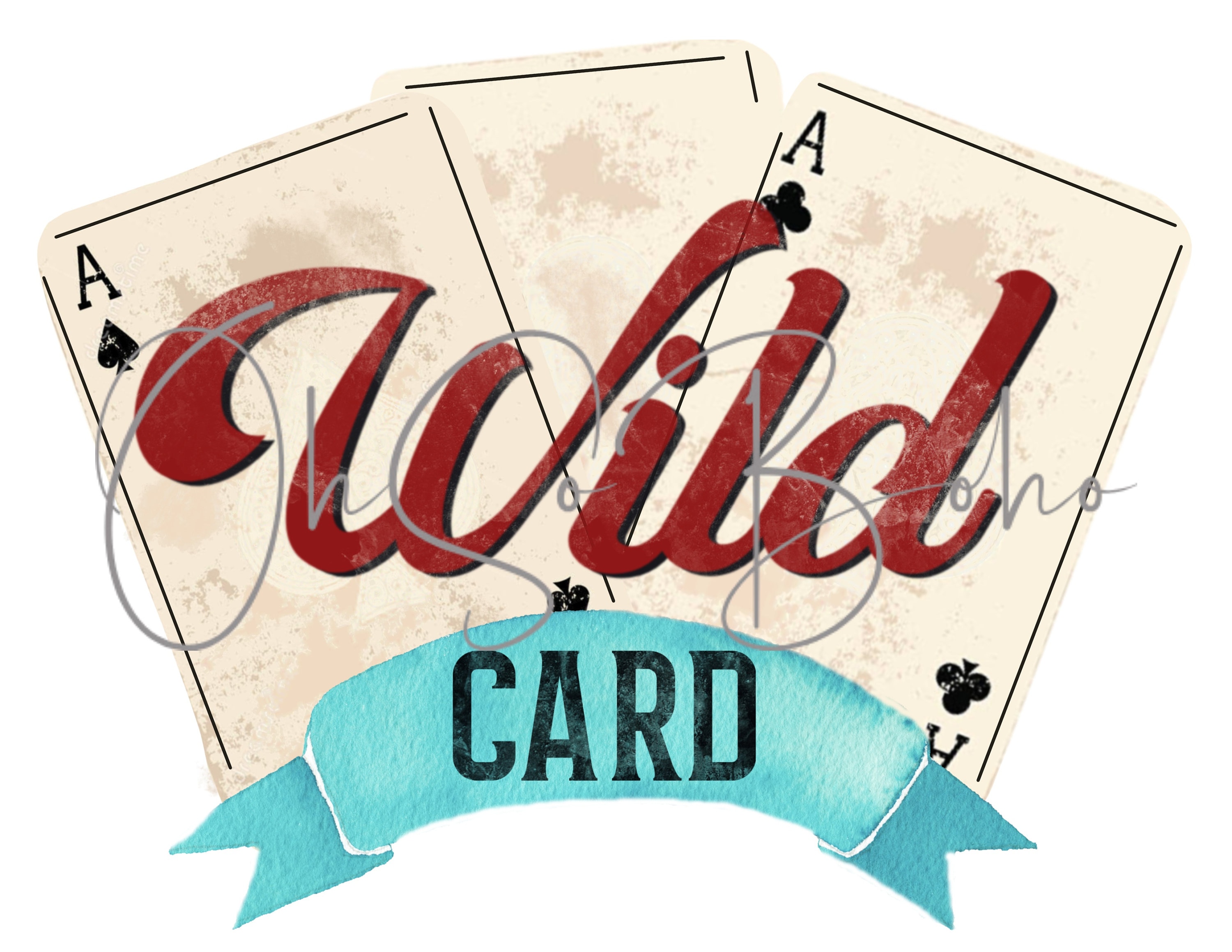 Wild Card png / card png / design per sublimazione | Etsy