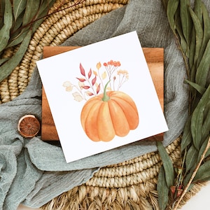 Autumn Watercolor Clipart, Fall Leaves Thanksgiving Clipart, Cozy ...
