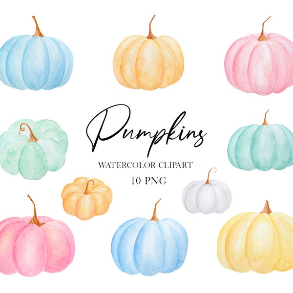Pumpkin Clipart - Etsy