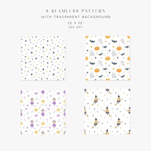 Halloween Digital Paper Watercolor, Classic Halloween Digital Paper Jpg ...