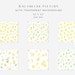 Watercolor Lemons Digital Paper, Summer Citrus Greenery Seamless ...
