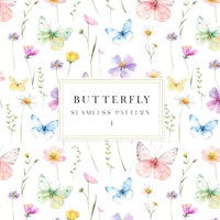 Pastel Flowers Seamless Digital Paper - Seamless Pretty Floral ...