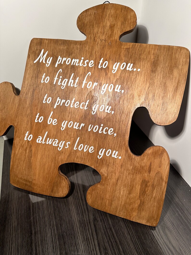 Puzzle Piece Wall Decor Autism Gift Wall Decor - Etsy