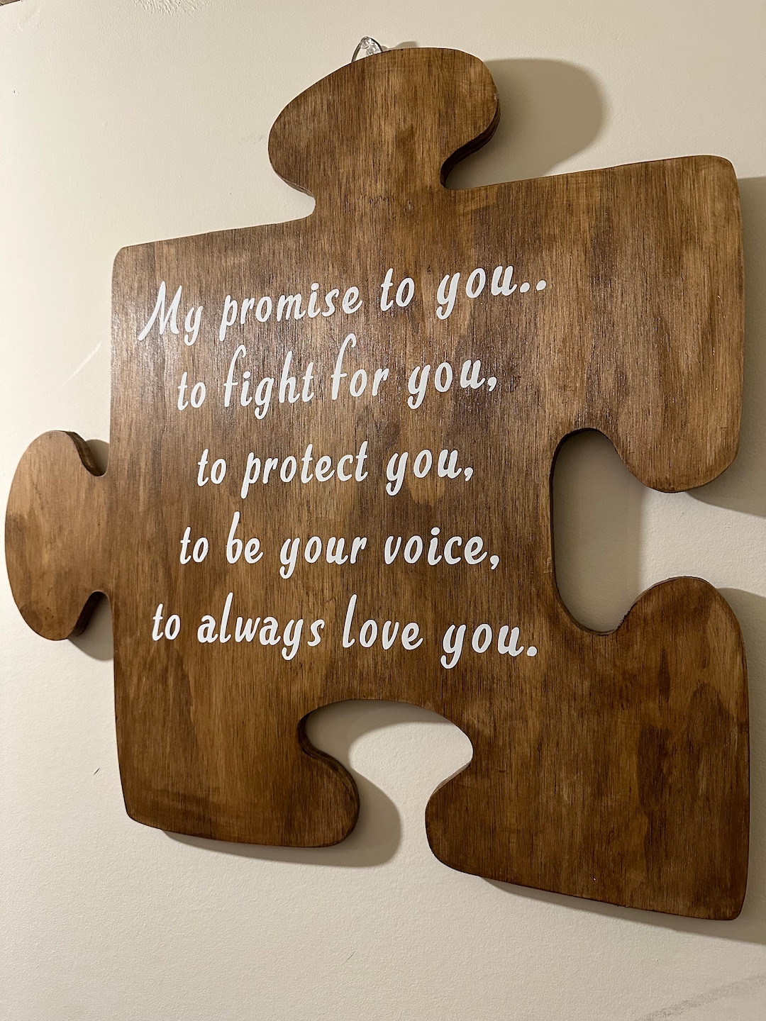 Puzzle Piece Wall Decor Autism Gift Wall Decor - Etsy