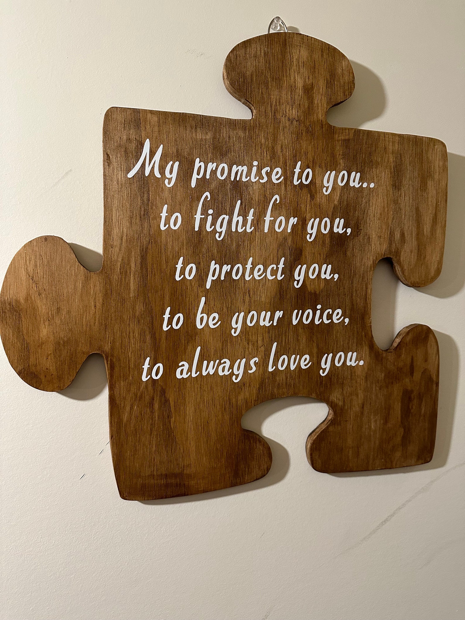 Puzzle Piece Wall Decor Autism Gift Wall Decor - Etsy