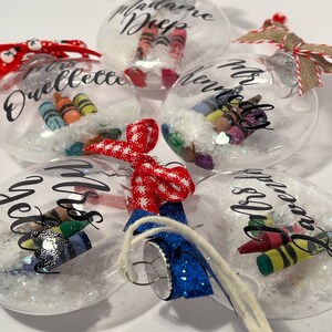 Crayon Ornament | Teacher Gift | Gifts| Christmas Tree | Ornament - Etsy