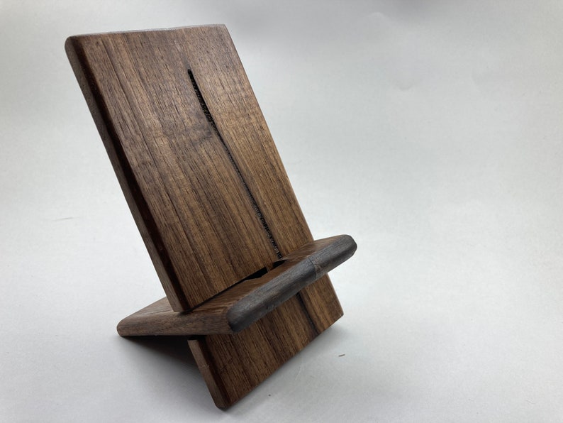 Wooden Phone Holder - Etsy