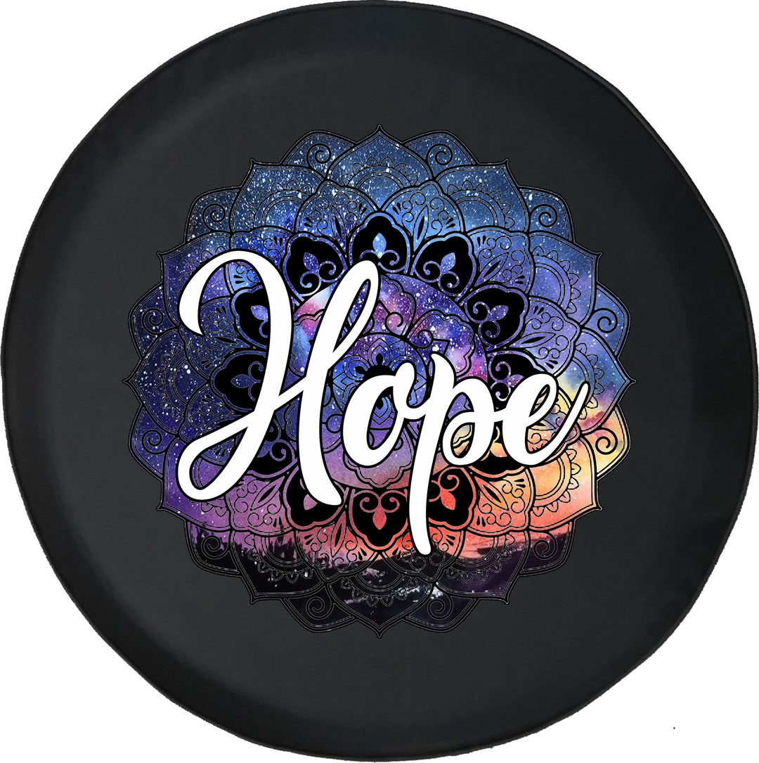Hope Galaxy Mandala Tire Cover for Camper, SUV - Etsy