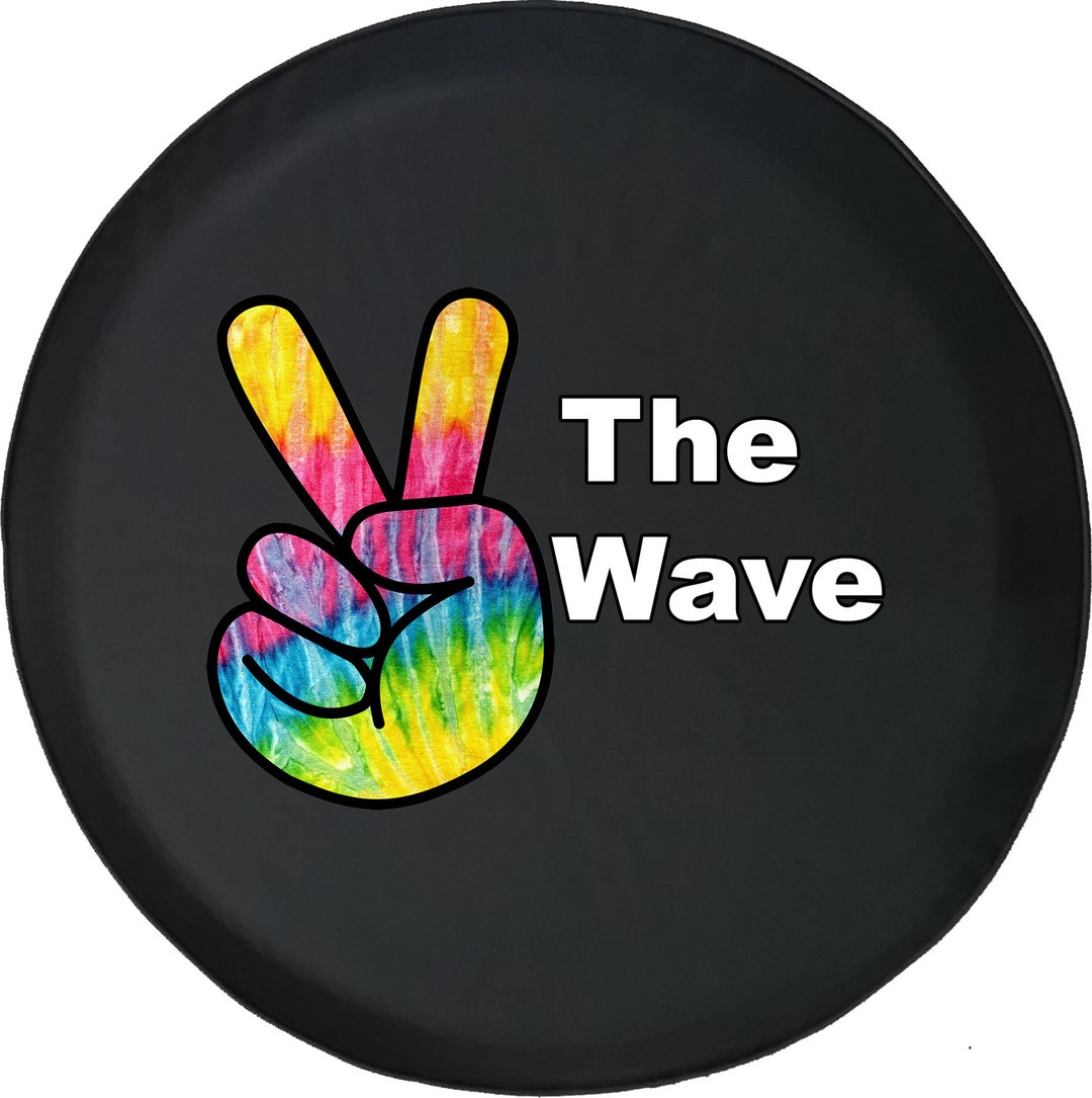 Tie Dye Peace Sign Tire Cover - Camper, SUV - Etsy