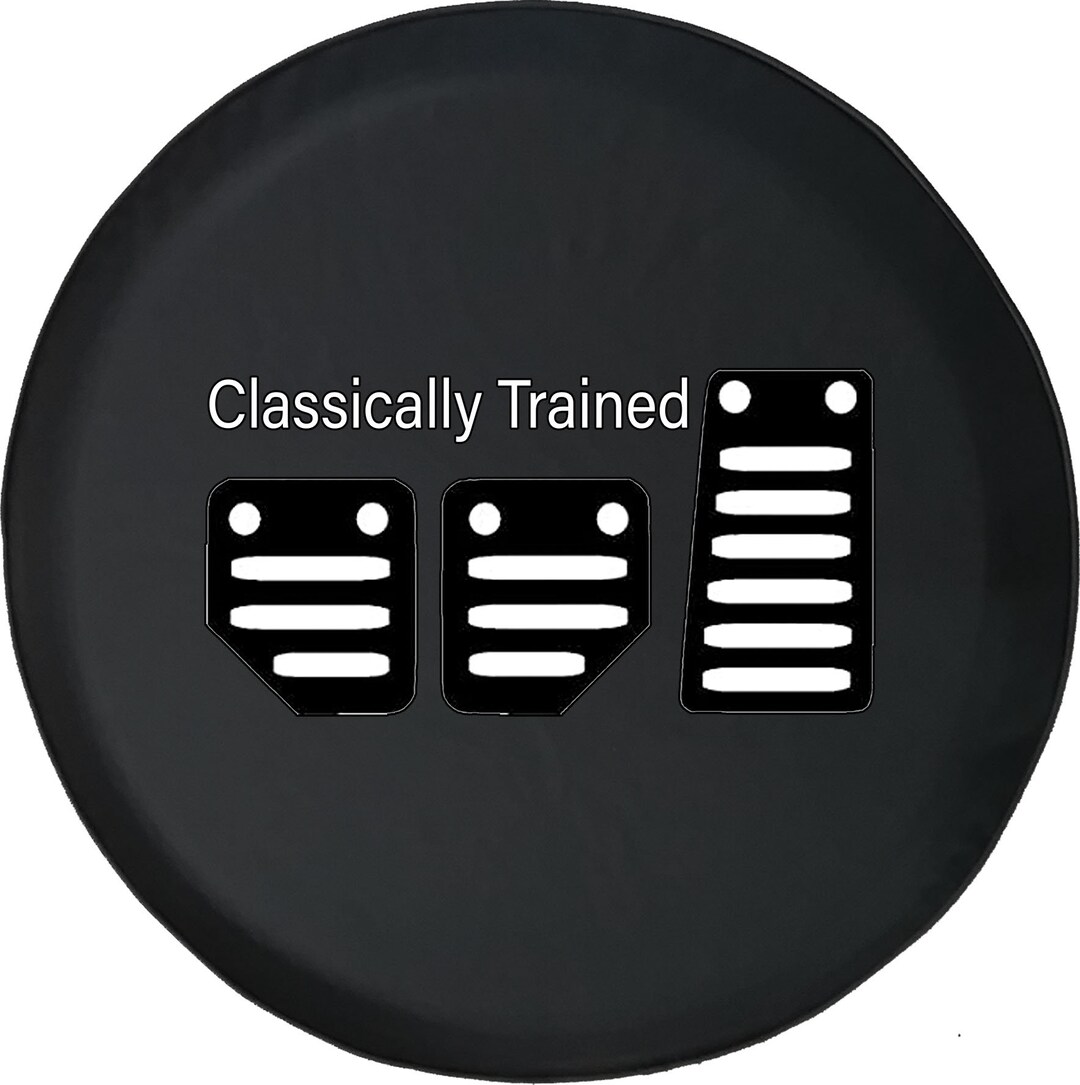 Classically Trained Manual Transmission Spare Tire Cover for Camper ...