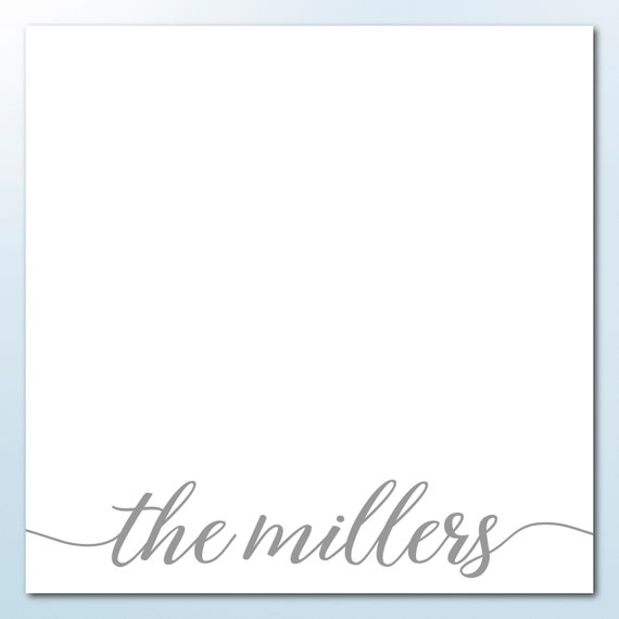 Personalized Square Notepads | Etsy