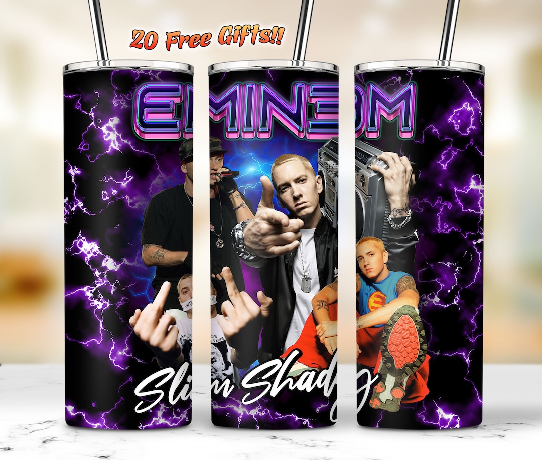 Famous Rapper 20oz Skinny Tumbler Wrap Png Sublimation, Hip-hopartist ...
