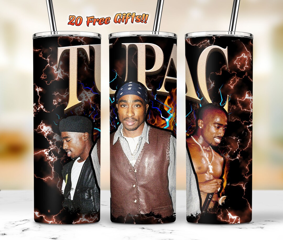 Famous Rapper 20oz Skinny Tumbler Wrap Png Sublimation, Hip-hopartist ...