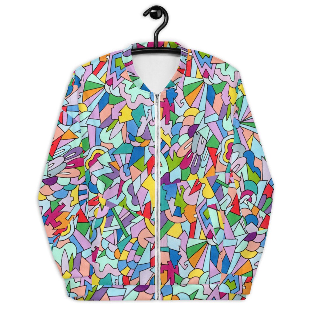 Colorful Jacket | Pop Art Style | Art Print | Colorful Fashion ...