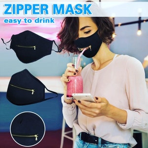 Zipper Face Mask - Etsy