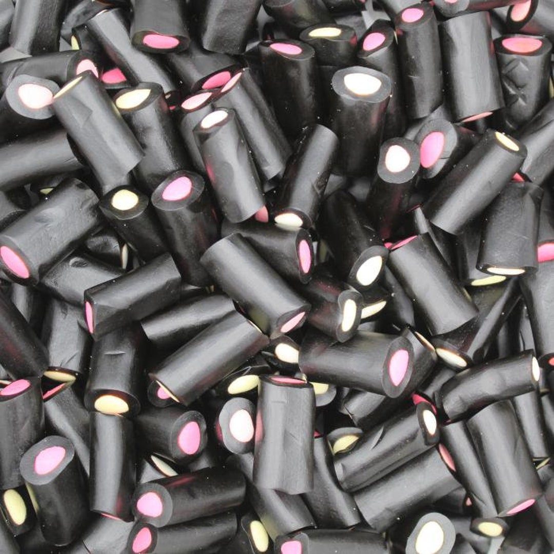 Liquorice Cream Rock Traditional Sweets - Etsy